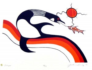 Jackson Beardy paintings | Bearclaw Gallery Edmonton | Bearclaw Gallery