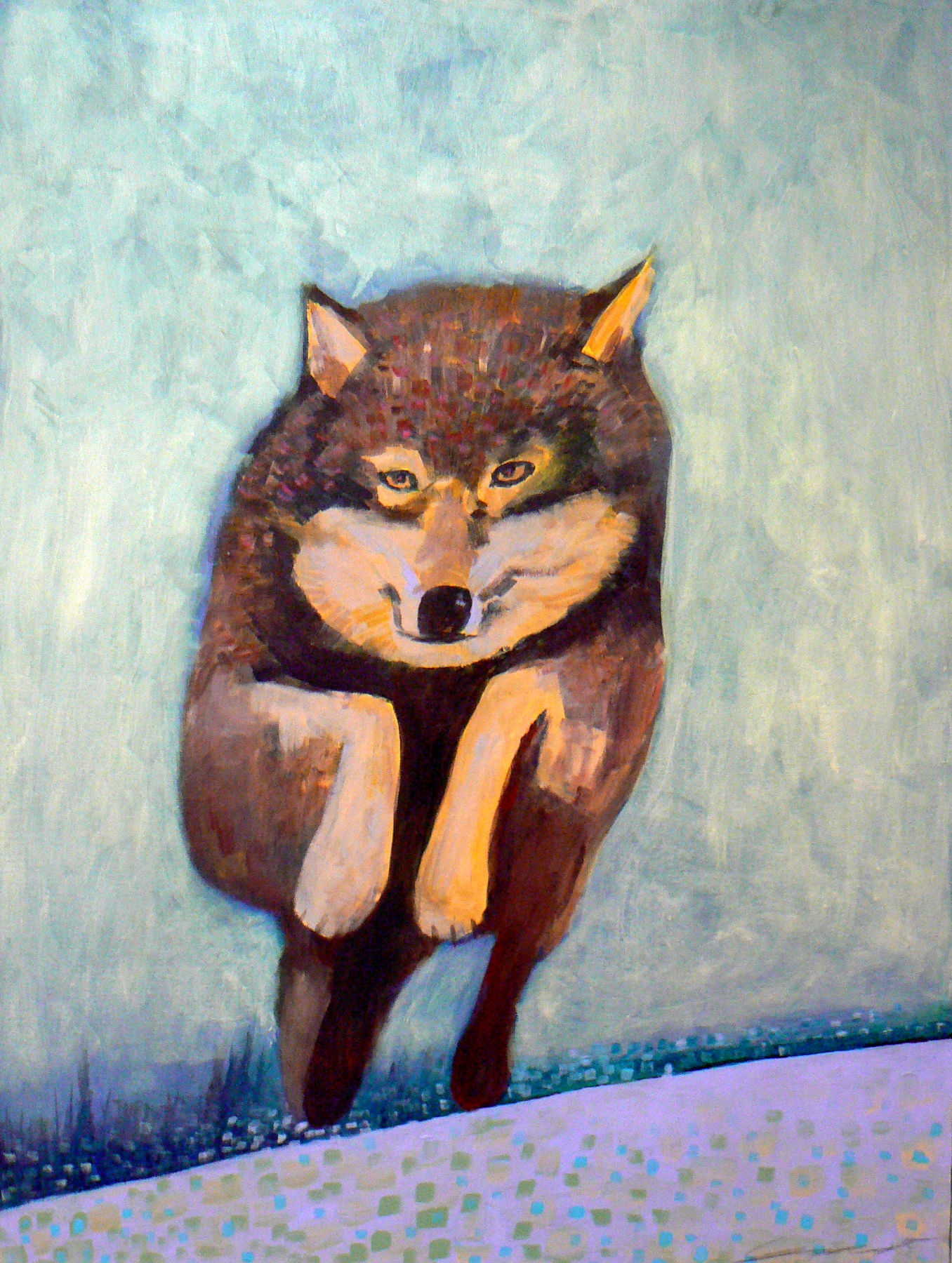 lw-winter jellybean wolf-sm | Bearclaw Gallery