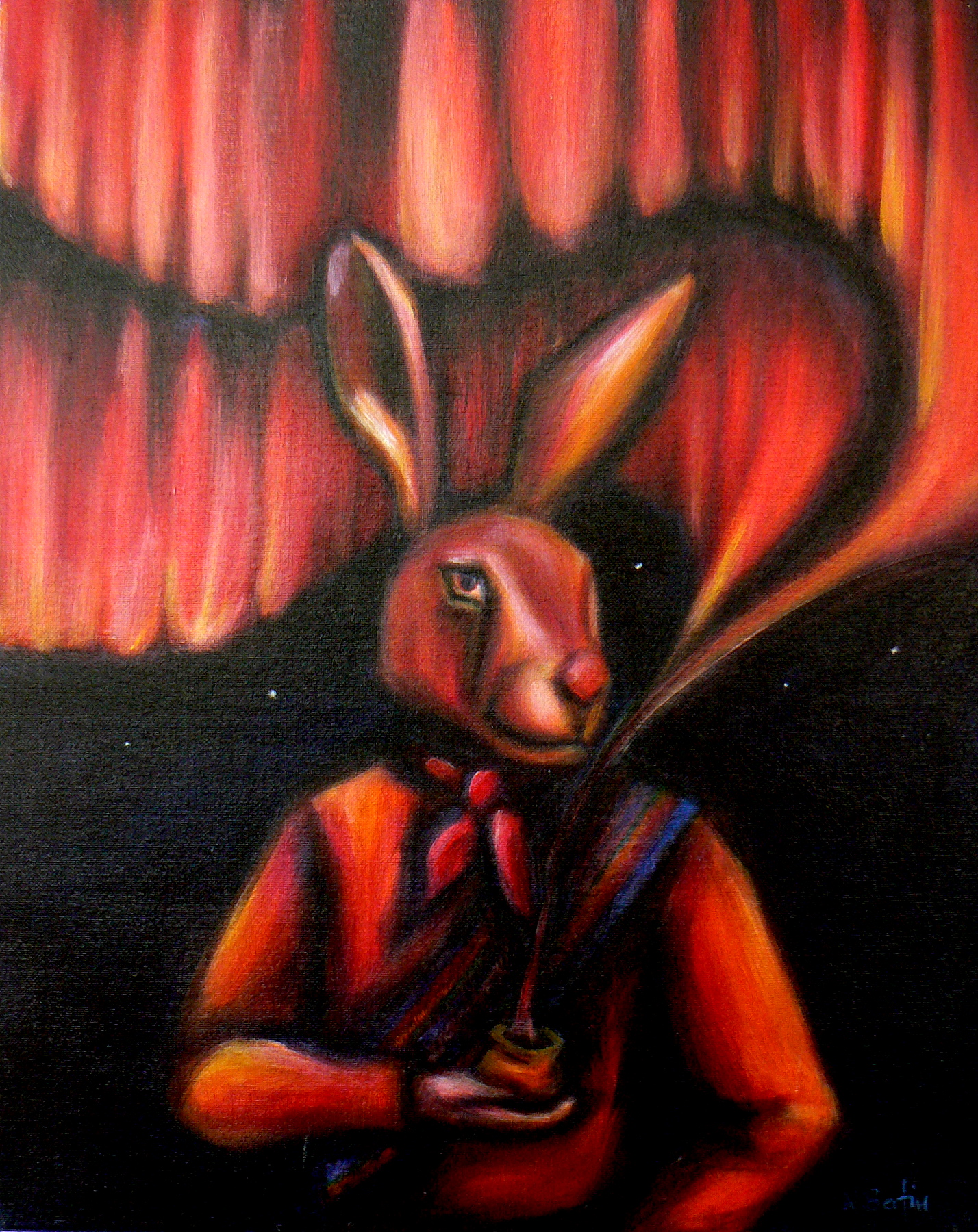 nb-portrait of a shapeshifter-sm | Bearclaw Gallery