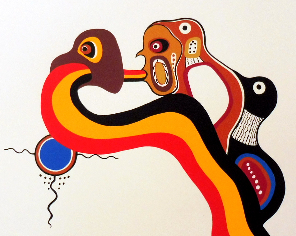 Jackson Beardy paintings | Bearclaw Gallery Edmonton | Bearclaw Gallery