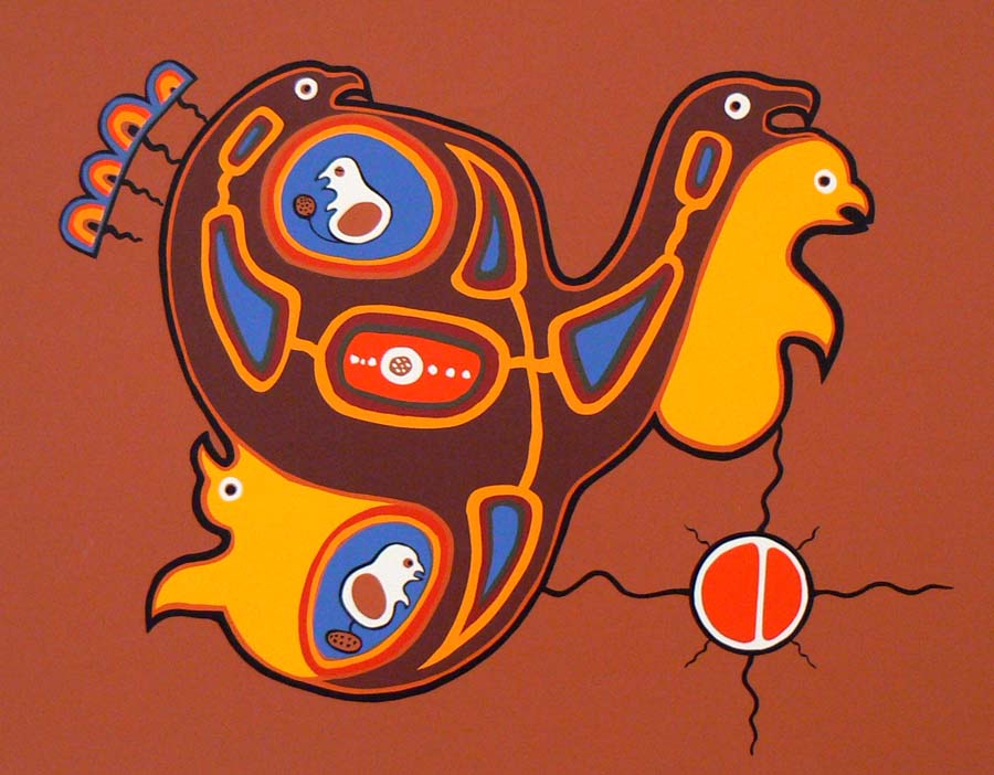 Jackson Beardy paintings | Bearclaw Gallery Edmonton | Bearclaw Gallery