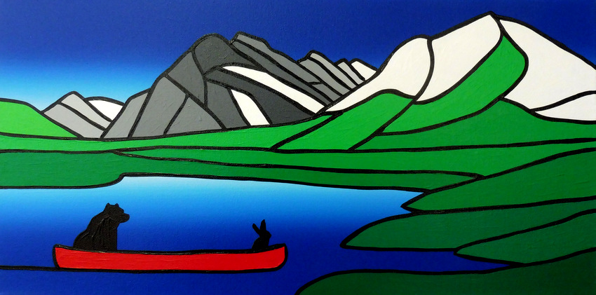 jc-bear and boo making the most of the day-sm | Bearclaw Gallery