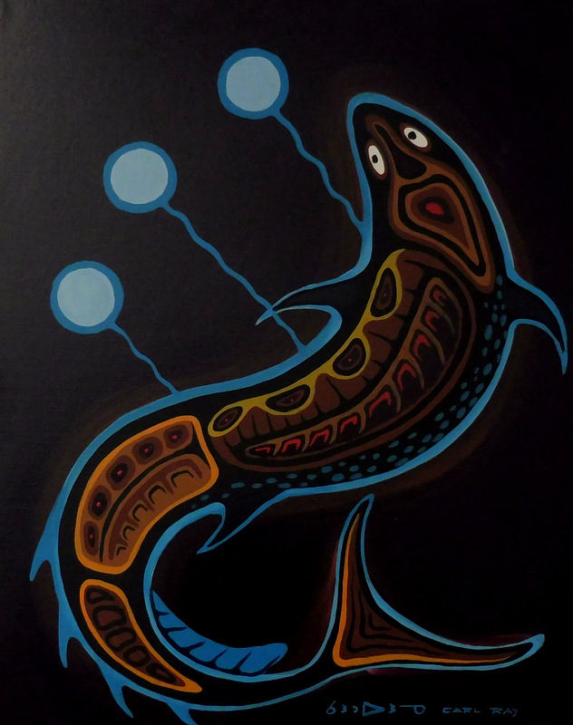Carl Ray paintings | Bearclaw Gallery Edmonton | Bearclaw Gallery