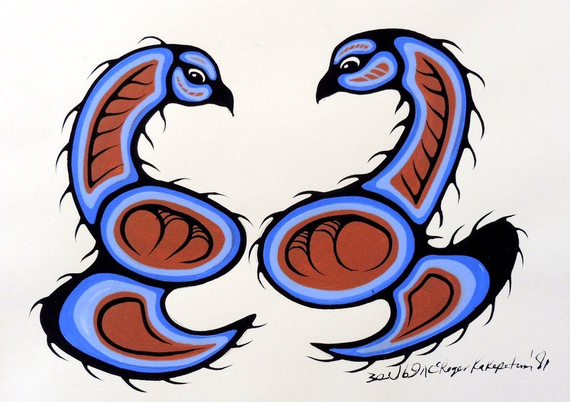 rk-two geese-sm | Bearclaw Gallery