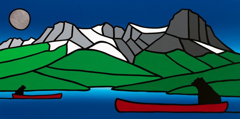 jc-two bears passing in the night | Bearclaw Gallery