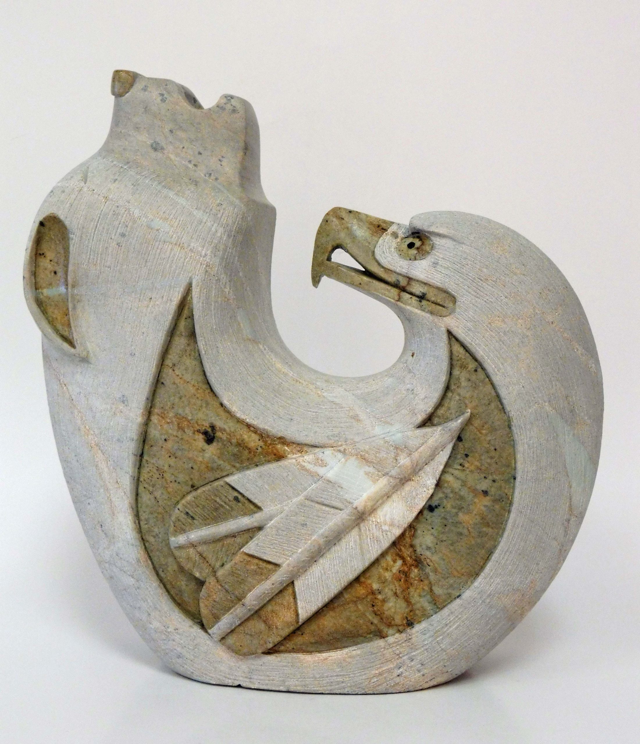 IC124-wolf eagle-sm | Bearclaw Gallery