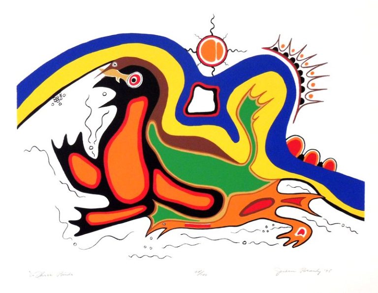 Jackson Beardy paintings | Bearclaw Gallery Edmonton | Bearclaw Gallery