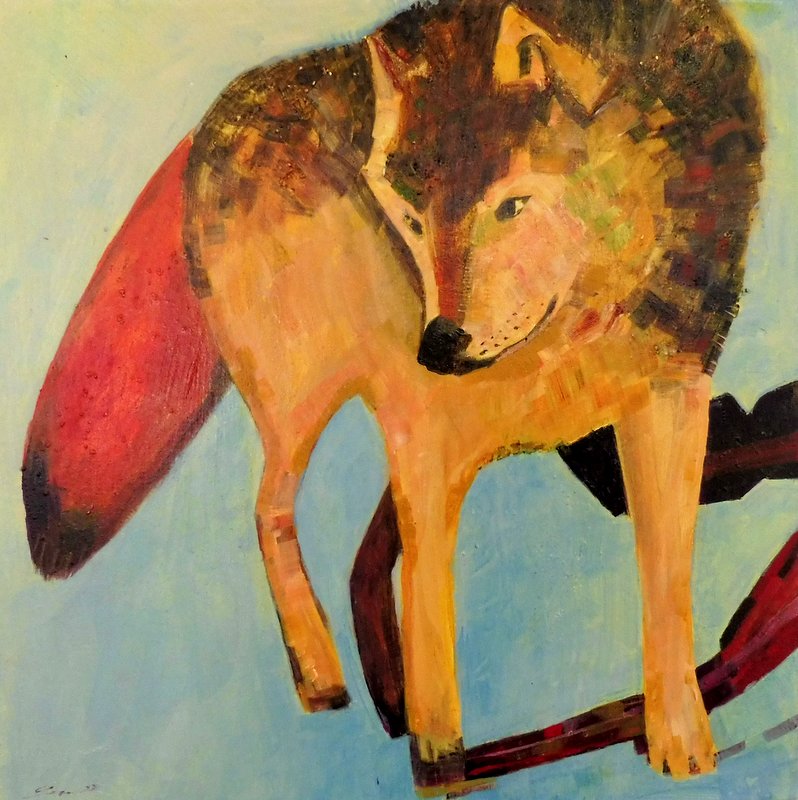 lw-wolf den-sm | Bearclaw Gallery