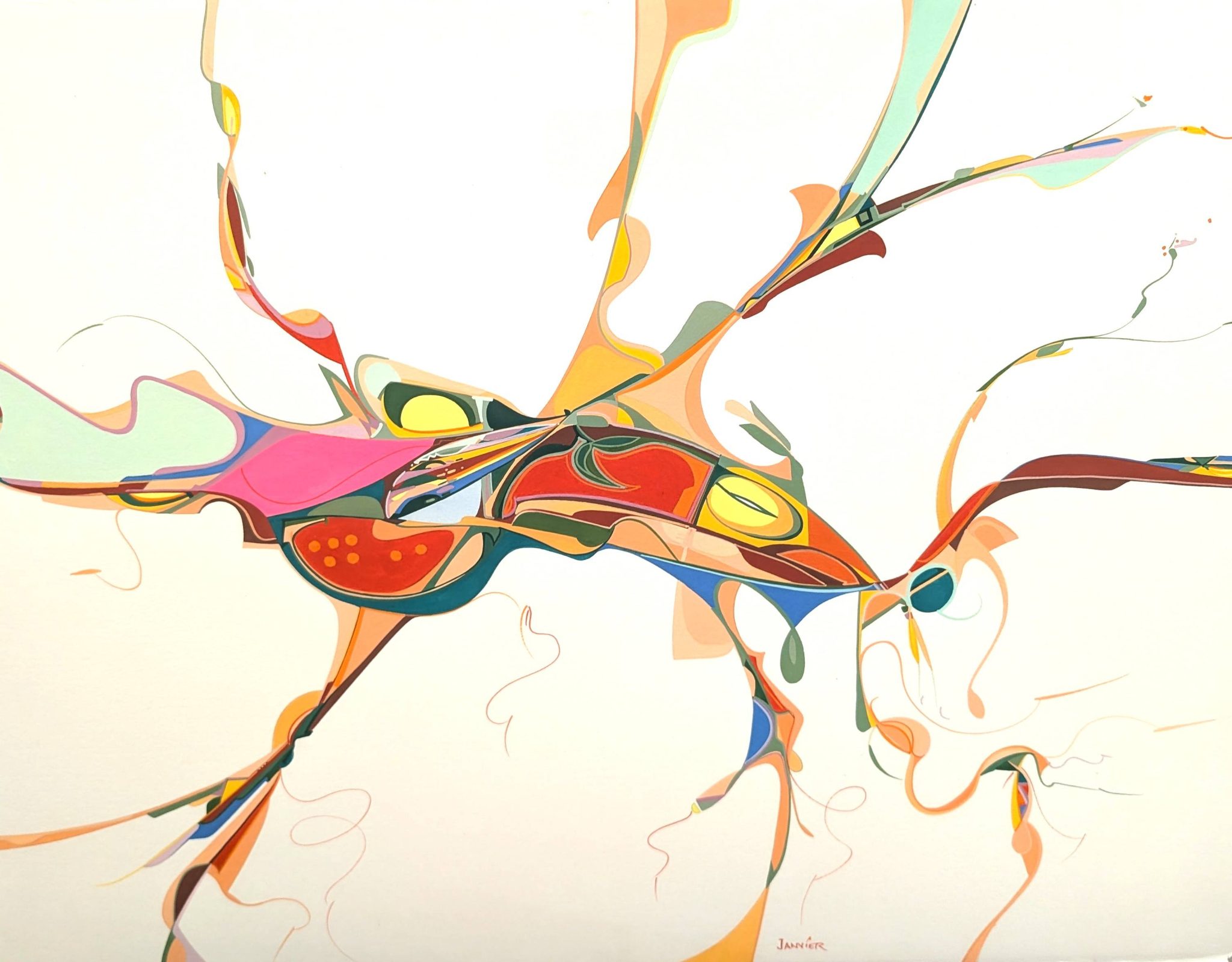 Alex Janvier paintings and art | Bearclaw Gallery Edmonton | Bearclaw ...
